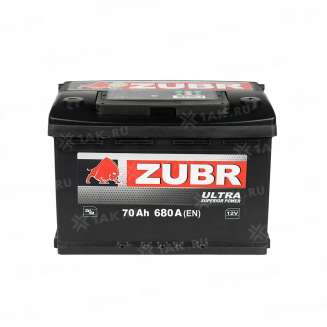 Купить аккумулятор ZUBR (70 Ач) 710 A, 12 V Обратная, R+ арт.ZU700 с бесплатной доставкой – 1AK.RU